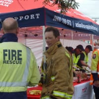 NZ - RRT assists Emergency Services at the Hawera Intermediate School Fire